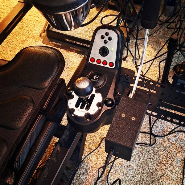Under Desk Storage Solution Sim Racing Wheel and Shifter, Compatible ...