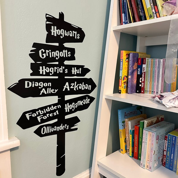 Harry Guideboard Wall Stickers for Home Decor Kids Room Decoration ...