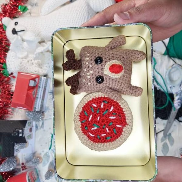 CROCHET PATTERN - Holiday Cookie Crochet Pattern Christmas Ornament ...