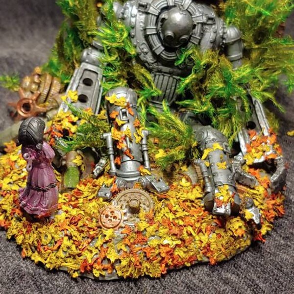 Abandoned Robot Diorama, by Nerikson. Beautiful 32mm and 60mm Scale ...