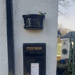 Scottish Cast Iron Royal Blue Post Box Cast Iron Letterbox - Etsy UK