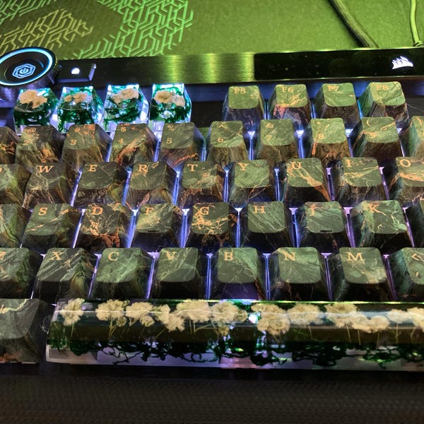 Realistic Log Block Keycap, Voxel-inspired Artisan Keycap, Nature ...