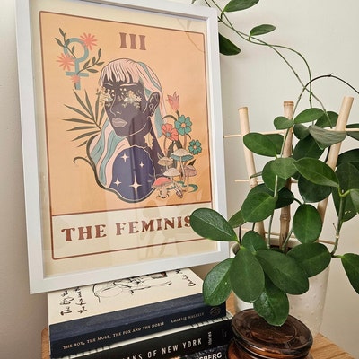 Feminist Poster, Printable Retro Poster, Feminist Wall Art, Women ...