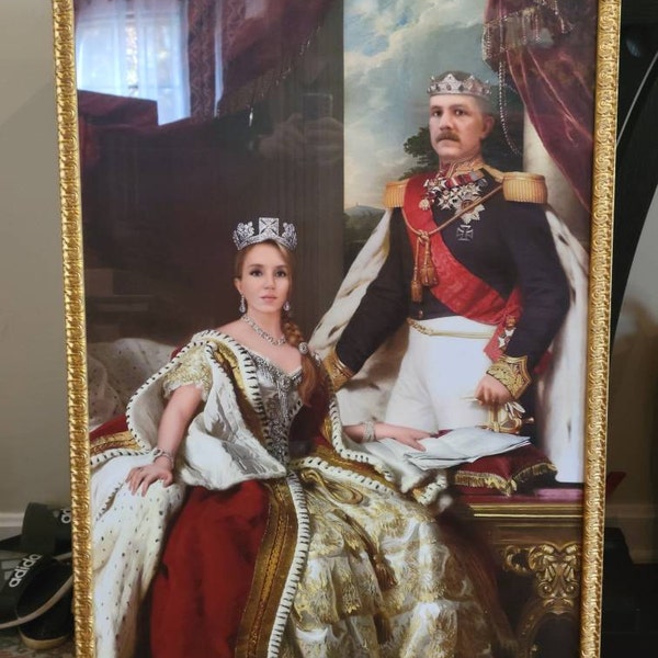 Custom Royal Portrait for Couple, Historical Portrait, Renaissance ...