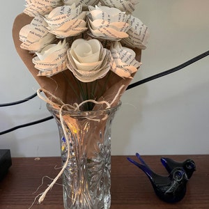 Custom Song Lyrics Paper Flowers, Wedding Vows, Paper Anniversary ...