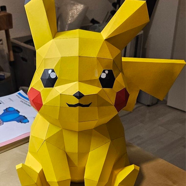 Papercraft Pooh Bear PDF, 3D SVG Cricut Template for Creating 3D Pooh ...