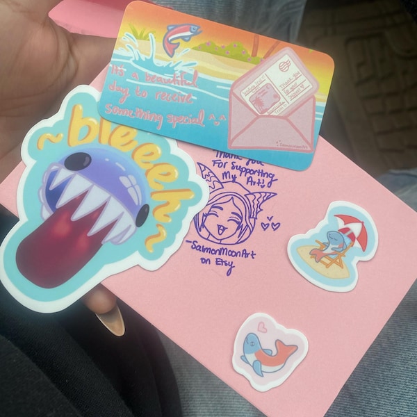 Bubble Bleh - Waterproof Vinyl Sticker - Original Art - Gloss Finish ...