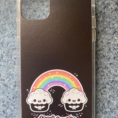 Pastel Goth Iphone Case Dead Inside Rainbow Cupcakes Kawaii - Etsy