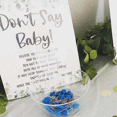 Find the Babies Find the Baby Game Baby-q Baby Shower Babyque - Etsy