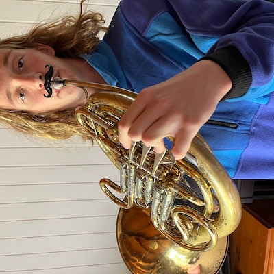 Clip-on Mustache for Brass Mouthpieces Gift for Trumpet, Trombone ...