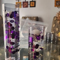 Floating Metallic Red Confetti 2000pc Fills 1 Gallon for Vases-option ...