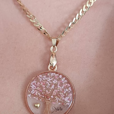 Personalizable Tree of Life With Locks of Hair or Fur, Pendant ...