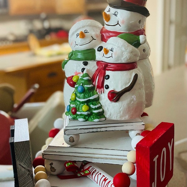 Christmas Decor Bundle, Set of 3, Christmas Tiered Tray, Christmas ...