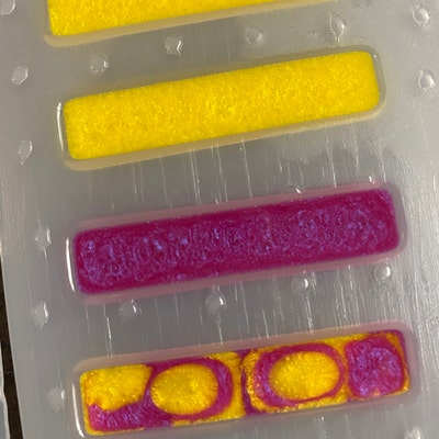 6pc 10x50mm Long Rectangle Cabochon Dome Flexible Plastic Mold for ...