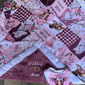 Patriotic Minky Kit Home of the Brave Blanket Kit Shannon Borderline ...