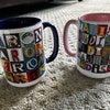 Personalized Coffee Mugs With NAMES in Photos of Alphabet Sign Letters ...