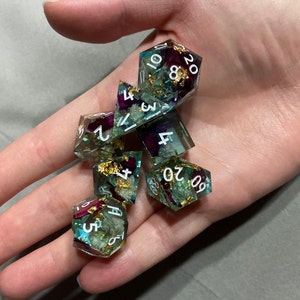 Milk Tea Boba Dice Kawaii Dice, Boba Dice, Handmade Resin Sharp Edge ...