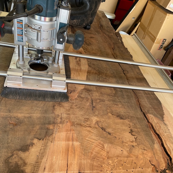 Slab Flattening Router Jig With Adjustable Height - No Rails ...