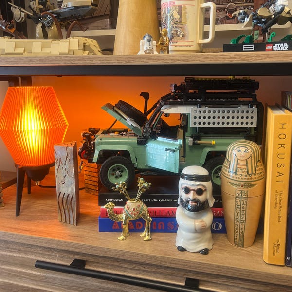 KERO - Space Age Table Lamp | Warm Amber Light | Recycled Plastic ...