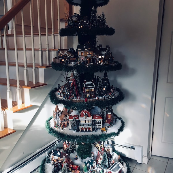 Christmas Village Display Tree - Plans - Etsy