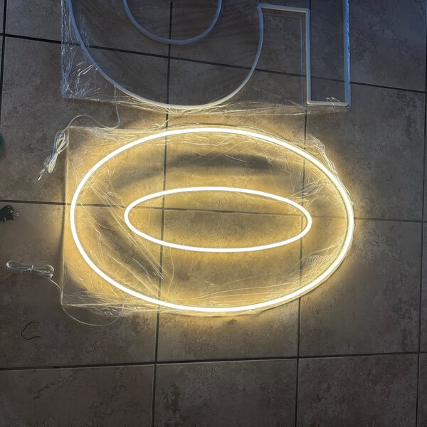 Neon Sign, Number Neon Signs for Birthdays, Partys, Kids All Colors or ...