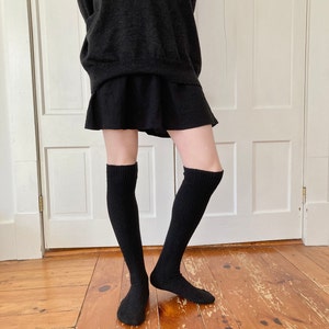 Over Knee %100 Merino Wool Socks Knit Wool Socks - Etsy