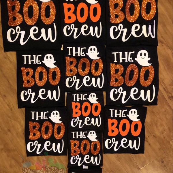The Boo Crew Svg - Halloween - Svg - Dxf - Eps - Png - Cute Halloween ...