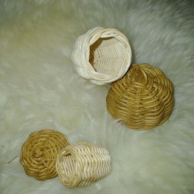 Rattan Apple House Fairy House Apple Wonderweaver Design Handmade - Etsy