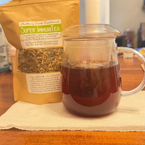 Super Immunitea - Organic Loose-leaf Medicinal Herbal Tea (for the ...
