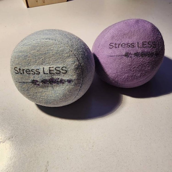 Lavender Scented Stress Ball "stress Less" - Etsy