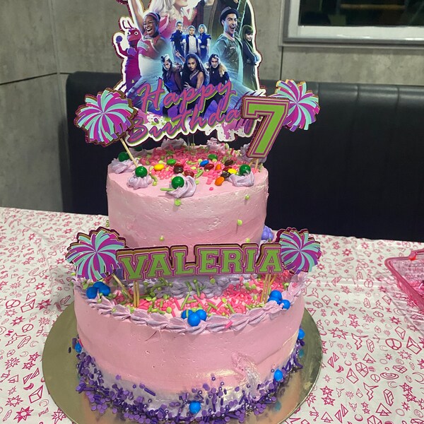 INSTANT DOWNLOAD DIGITAL File Cake Topper, Birthday Party Cake Topper ...