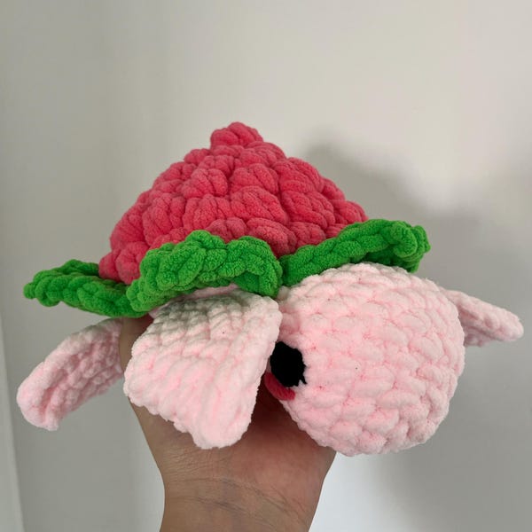 Strawberry Turtle Crochet Pattern - Amigurumi PDF, Fruit Turtles ...