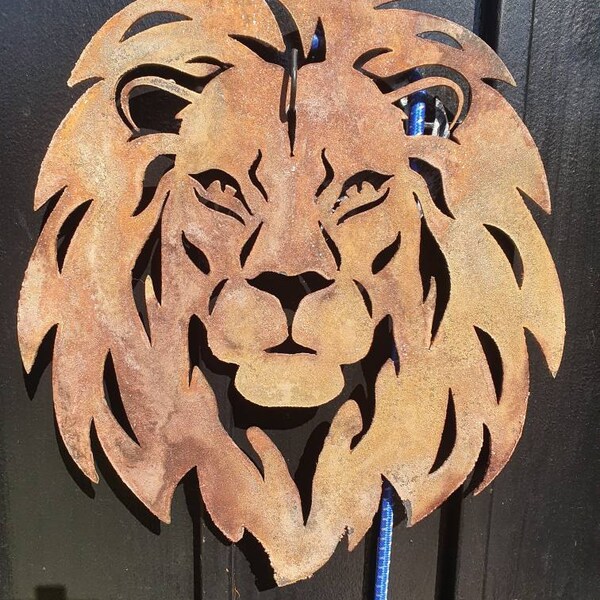 Small Exterior Lion Lion King Safari Zoo Big Cat Roar Garden Wall House ...