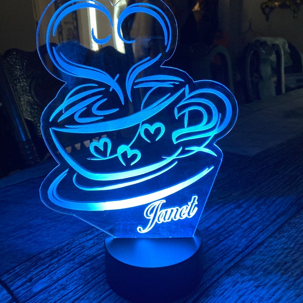 Graduation Cap Light Up, Personalized Gift, 16 Color LED Night Light ...