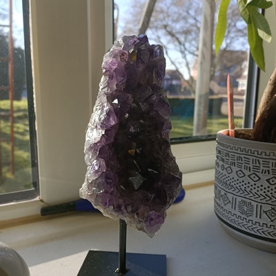 Purple Agate Geode Brazilian Agate Geode Purple Agate - Etsy