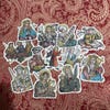 Medieval Stickers. Medieval Manuscript Animal Stickers - Etsy