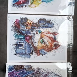 Complete Pikmin Ballpoint Pen Print Set, Pikmin Art Prints, Nintendo ...