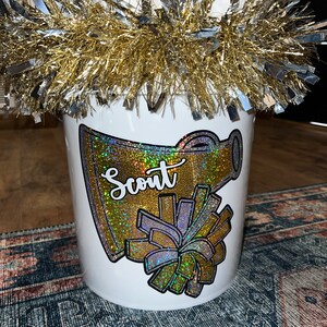 Cheer Glitter Stickers cheer Cursive Font Decal - Etsy