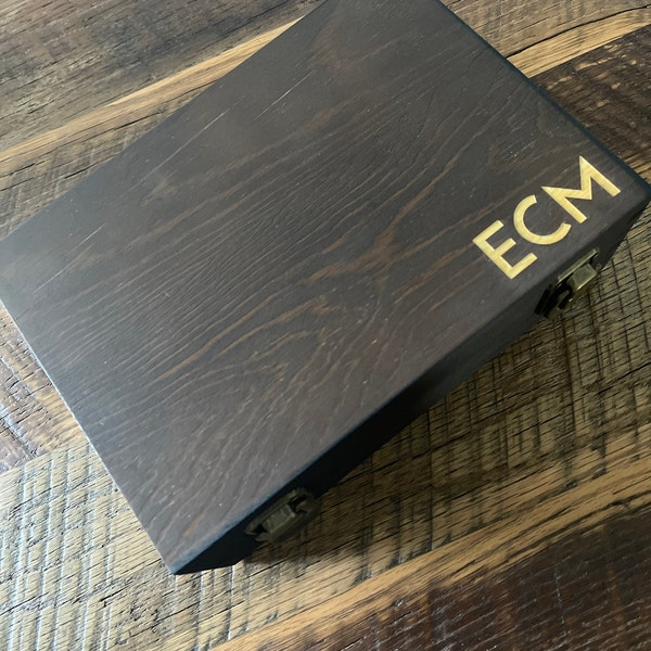 Personalized Wooden Gift Box, Engraved Name Box, Wooden Keepsake Box ...