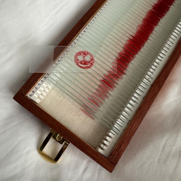 Dexter Blood Slide Box Mahogany - Etsy Australia
