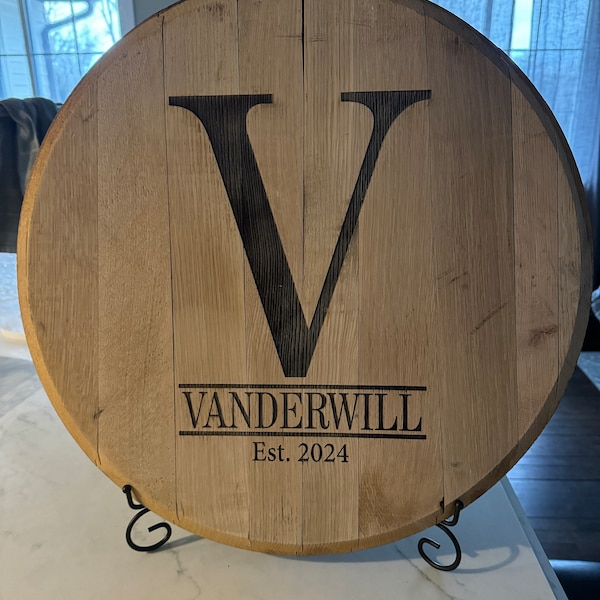 Bourbon Barrel Guest Book - Wedding Guestbook - Personalized Bourbon ...