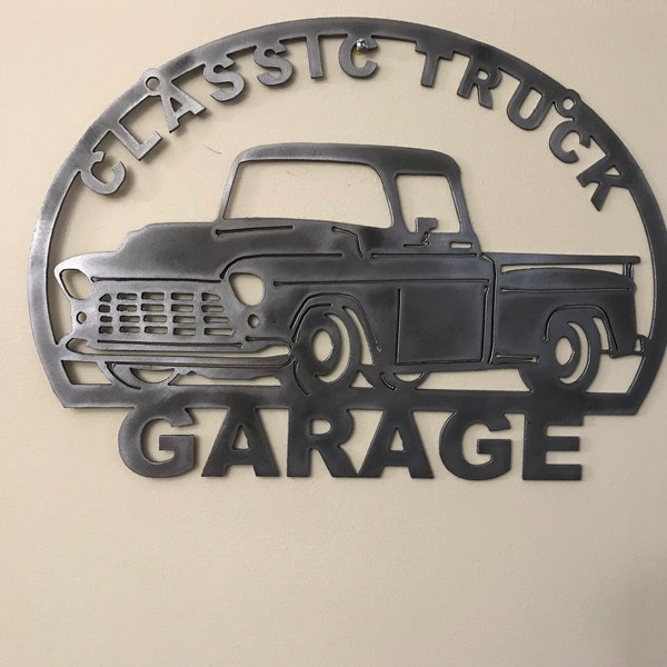 1955 1956 Classic Truck Garage Metal Sign - Etsy