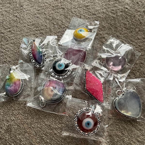 Beautiful Assorted Gemstone Rings Wholesale Lot, 925 Sterling Silver ...