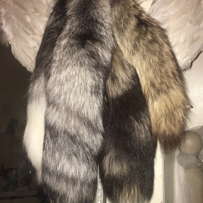 Eco Friendly Frost/indigo Fox Tails - Etsy