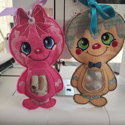 Candy Bag Mrs. Gingerbread Frame 10x10cm and 13x18 Ith File - Etsy Canada