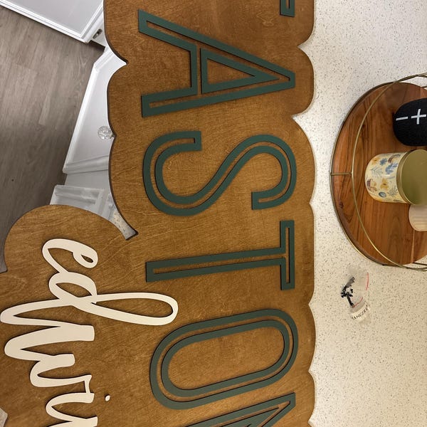 Forest Name Sign, Forest Letters, Letter Sign, Forest Nursery Sign ...