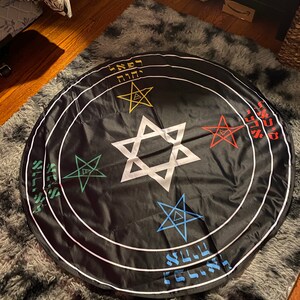 Goetic Triangle of Art LARGE 36 Ritual Cloth for | Etsy