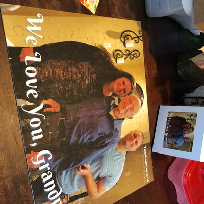 Grandparent Gift CUSTOM PUZZLE. Grandma Grandpa Personalized - Etsy