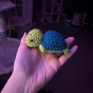 No-sew Turtle Crochet Pattern. No Sew Amigurumi Turtle. Mini Crochet ...