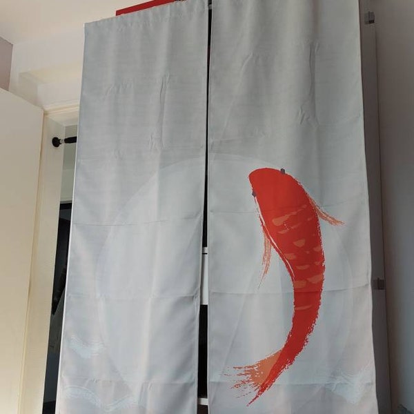 Japanese Shoji Screen Noren Door Curtain With Velcro/grommet/sleeve ...